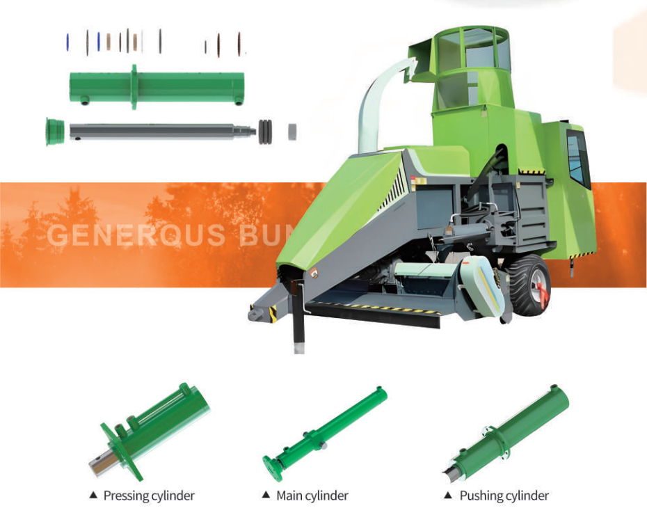Hydraulic cylinder for film wrapping baler - Shining Hydraulic