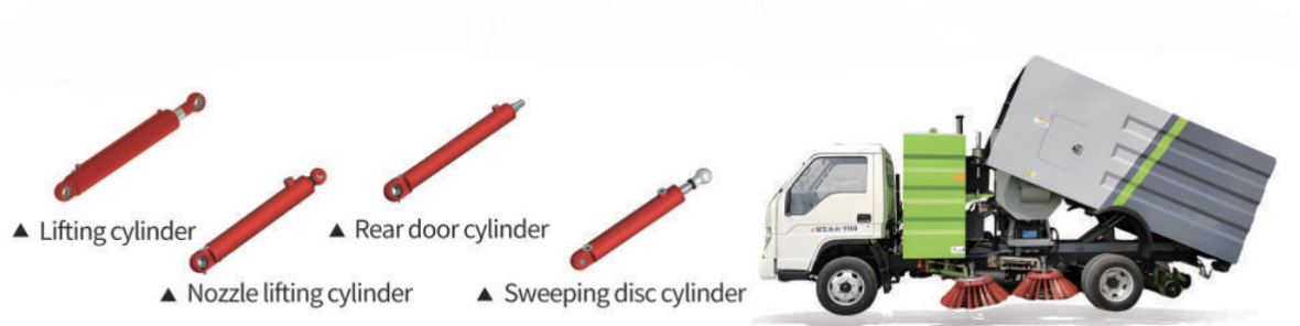 Hydraulic cylinder for road sweeper - Shining Hydraulic