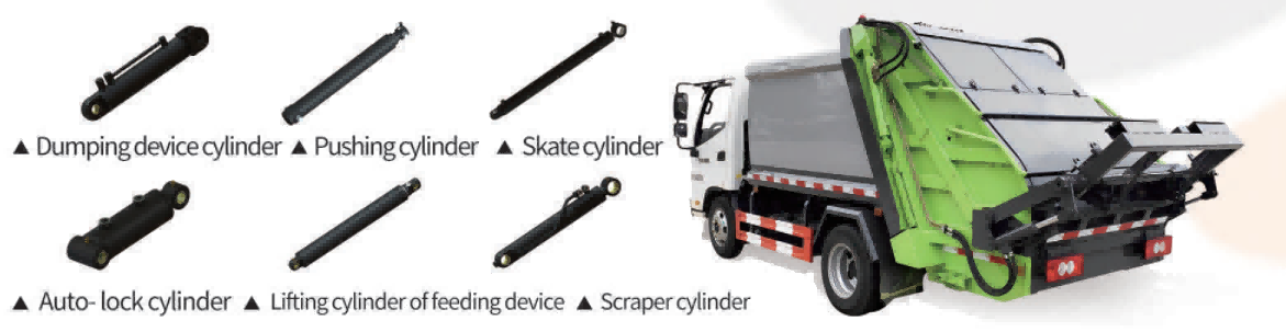 Hydraulic cylinder for waste compactor - Shining Hydraulic